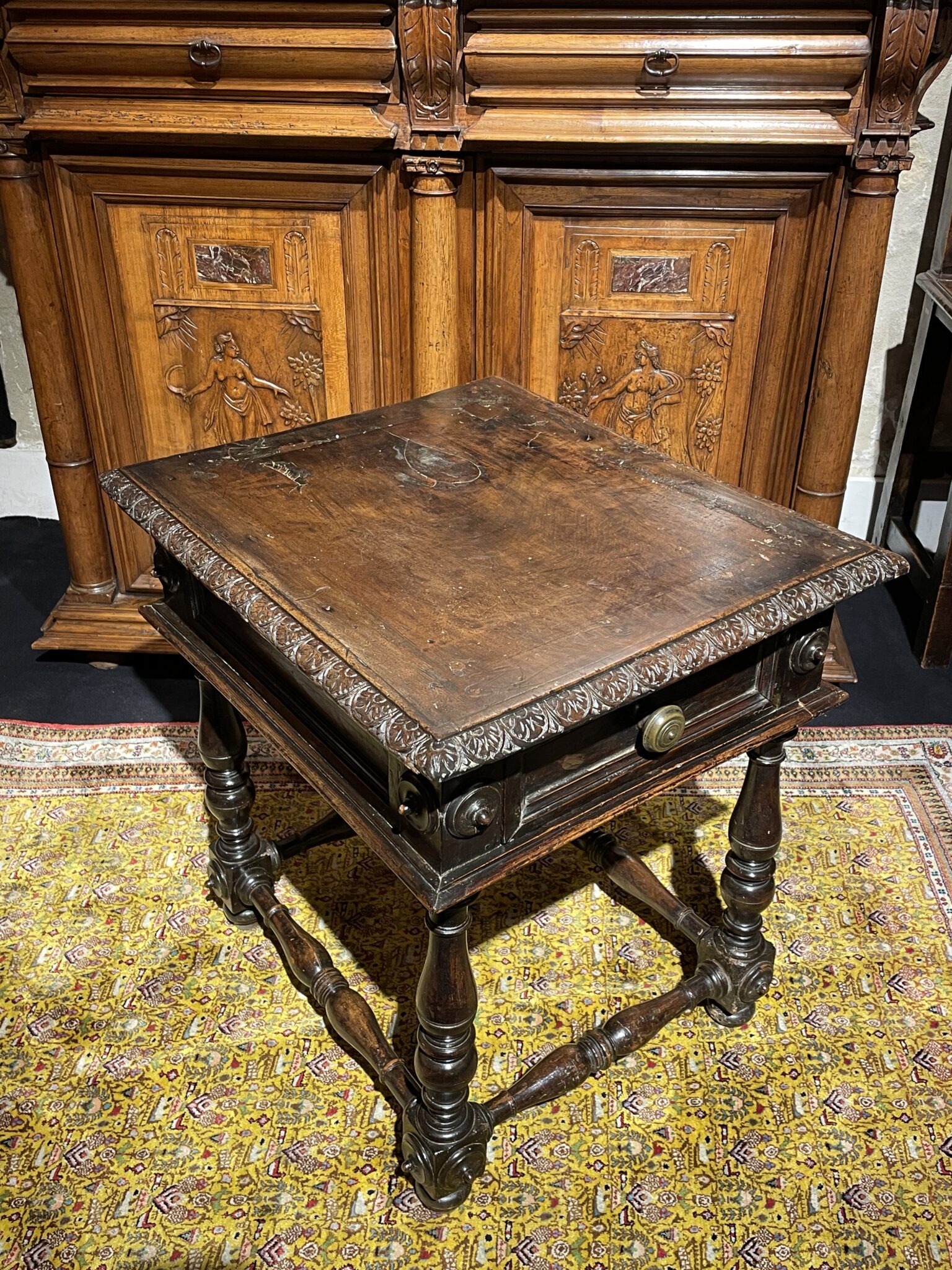 SMALL TUSCANY TABLE FROM THE RENAISSANCE PERIOD - Galerie Gabrielle Laroche