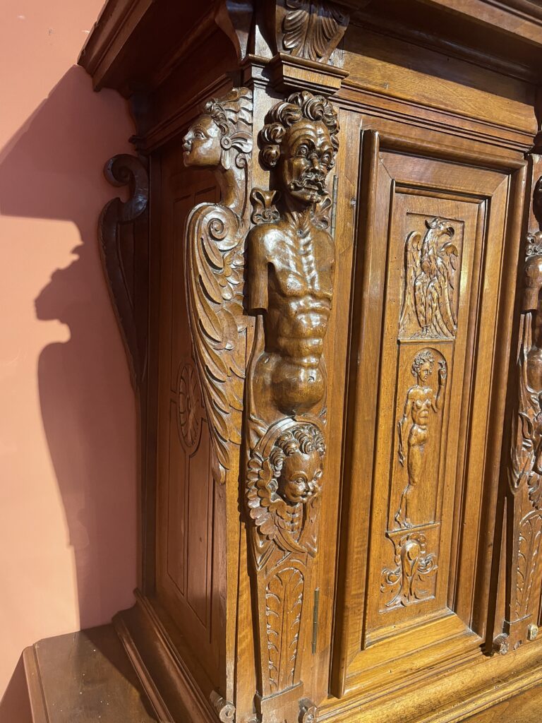 EXCEPTIONAL RENAISSANCE TWO-BODY CABINET OF BELLIFONTAINE INSPIRATION ...