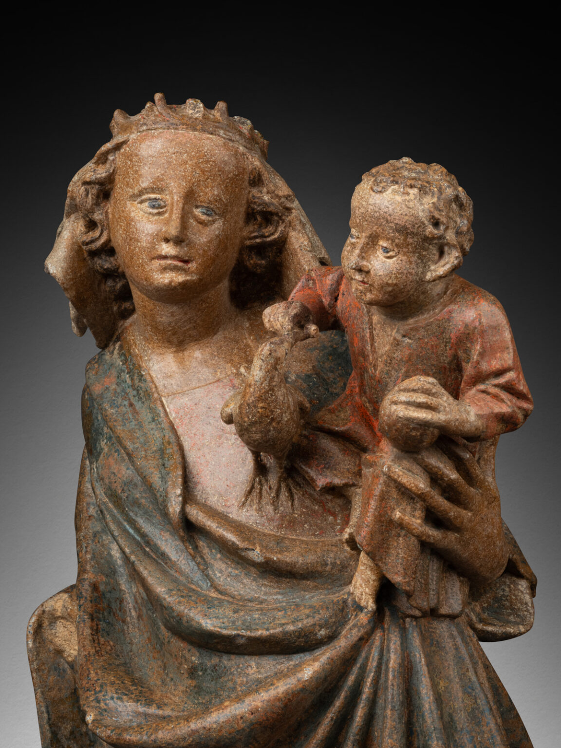 IMPORTANTE VIERGE LORRAINE À L’ENFANT ET AU CHARDONNERET - Galerie ...